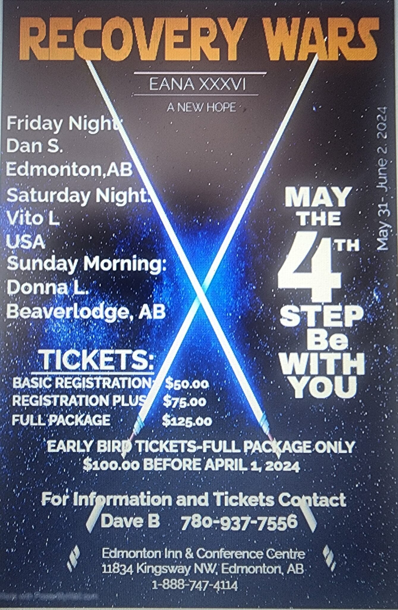 EANA XXXVI- A New Hope - Narcotics Anonymous AL-SASK Region